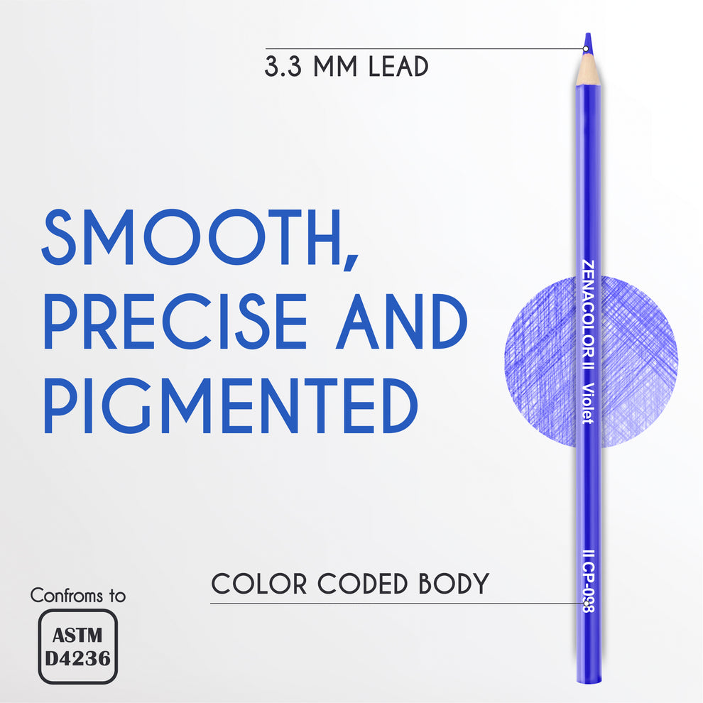 160 Colored Pencils – Zenacolor